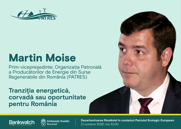"Tranziția energetică - oportunitate, nu corvoadă!" Martin Moise ...