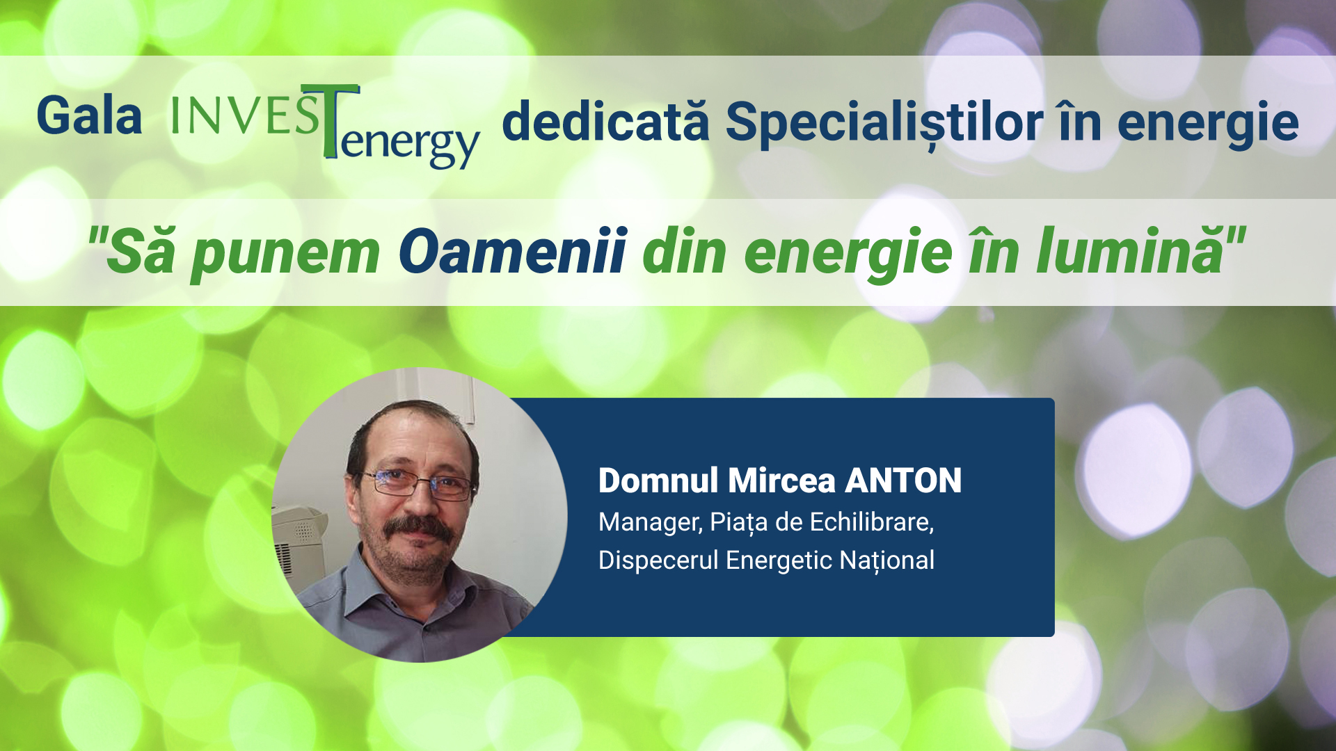 VIDEO Gala InvesTenergy dedicată Specialiștilor. Transelectrică a pus ...