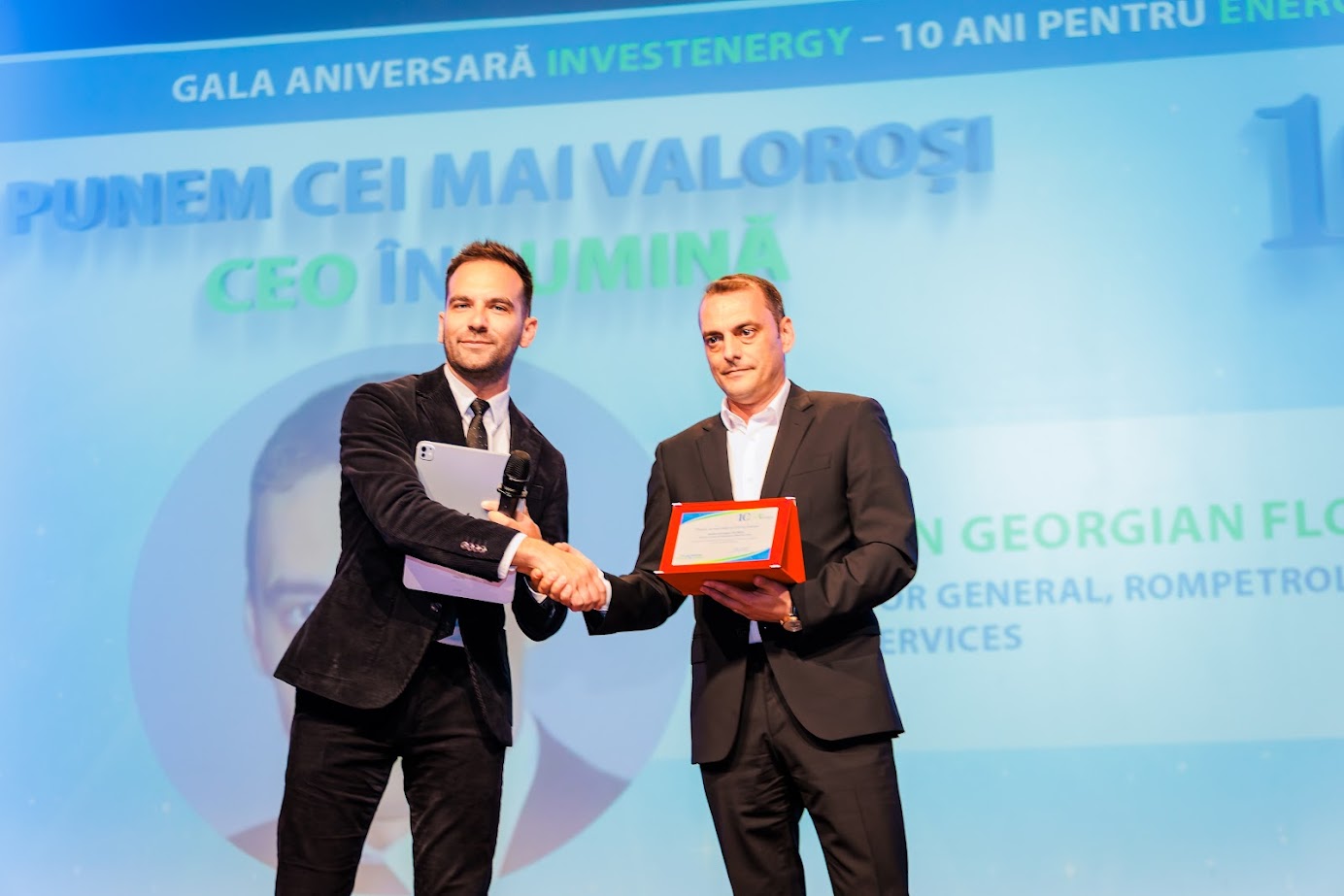 VIDEO "Punem cei mai valoroși CEO în lumină". Apreciere pentru Ștefan Georgian Florea, Director ...