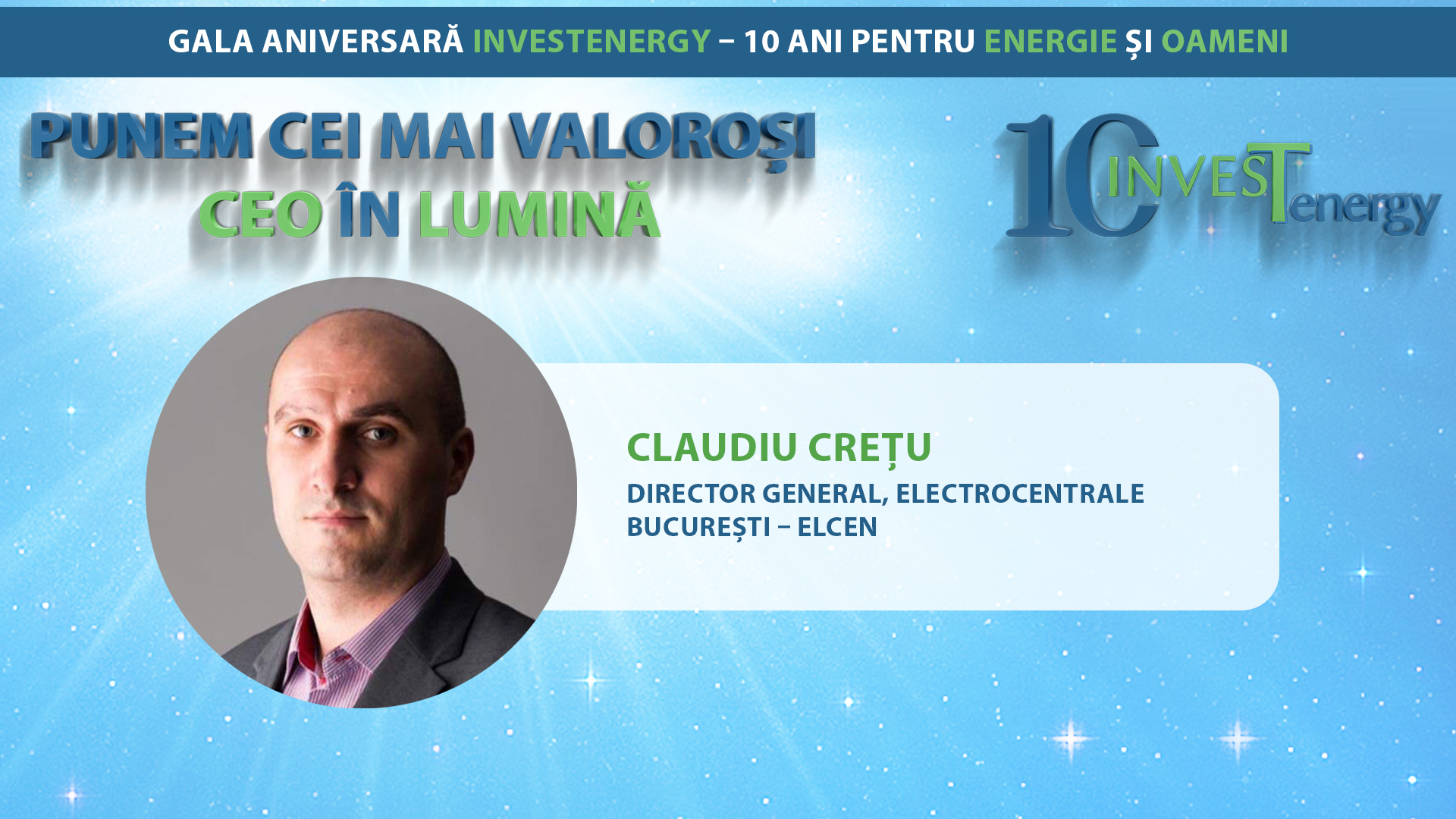 VIDEO Aniversare InvesTenergy – 10 ani pentru Energie și Oameni ...