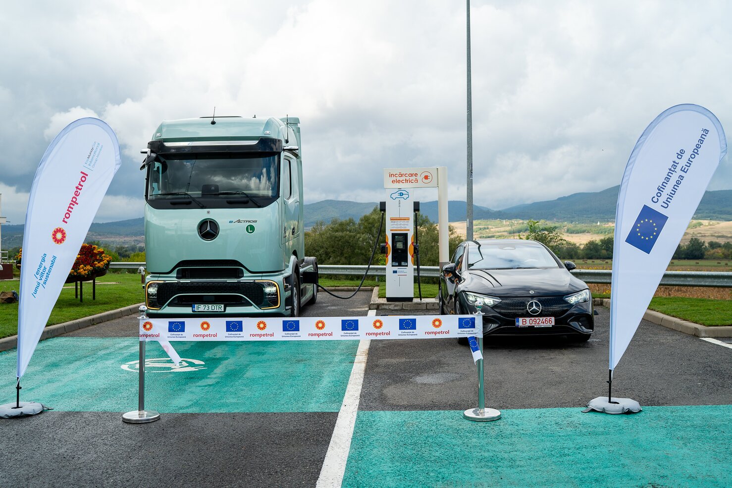 KMG Rompetrol Development a instalat stații de încărcare pe Autostrada ...